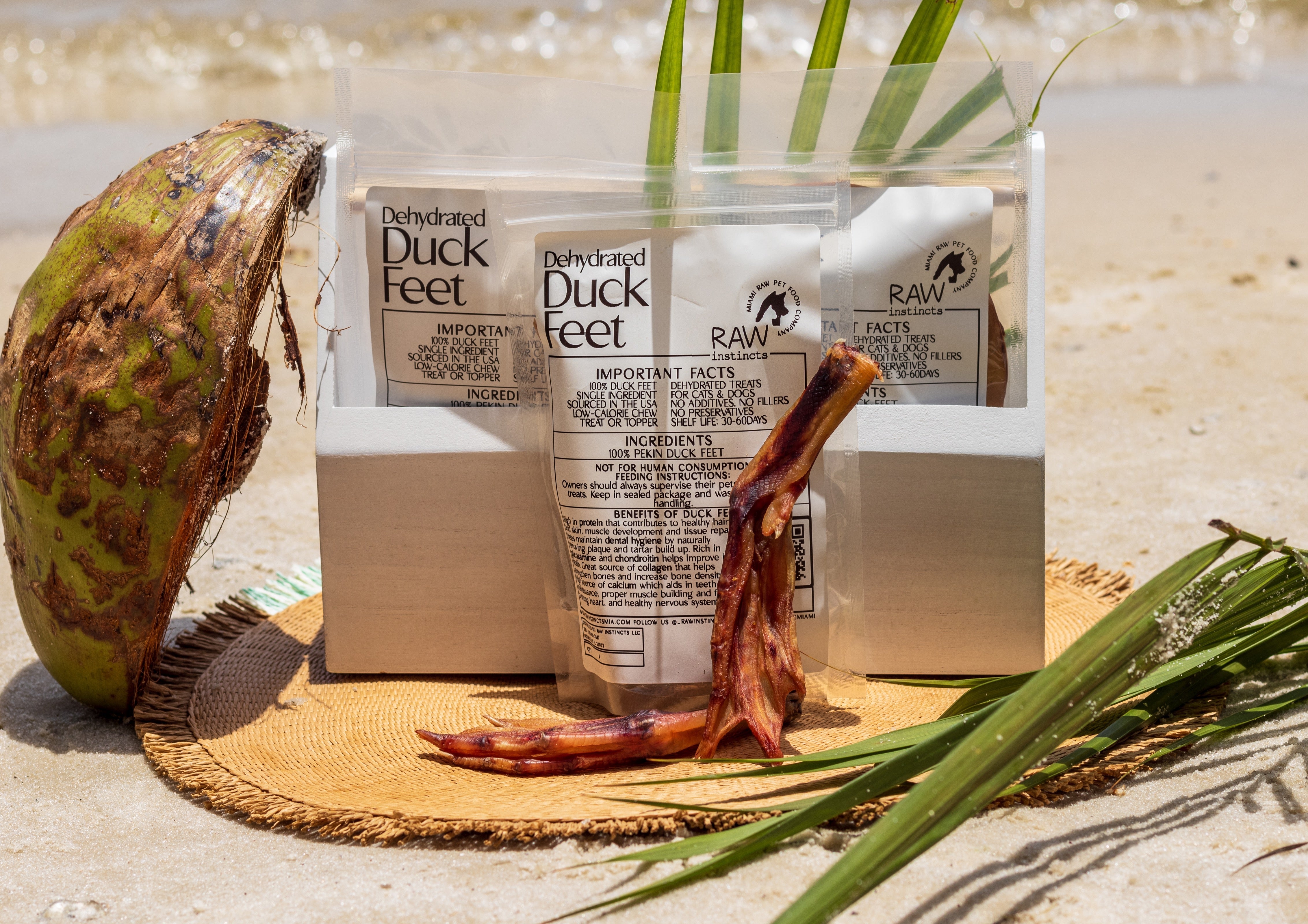 Raw Instincts - Dehydrated Duck Feet for Dogs & Cats — 100% Pekin Duck ...